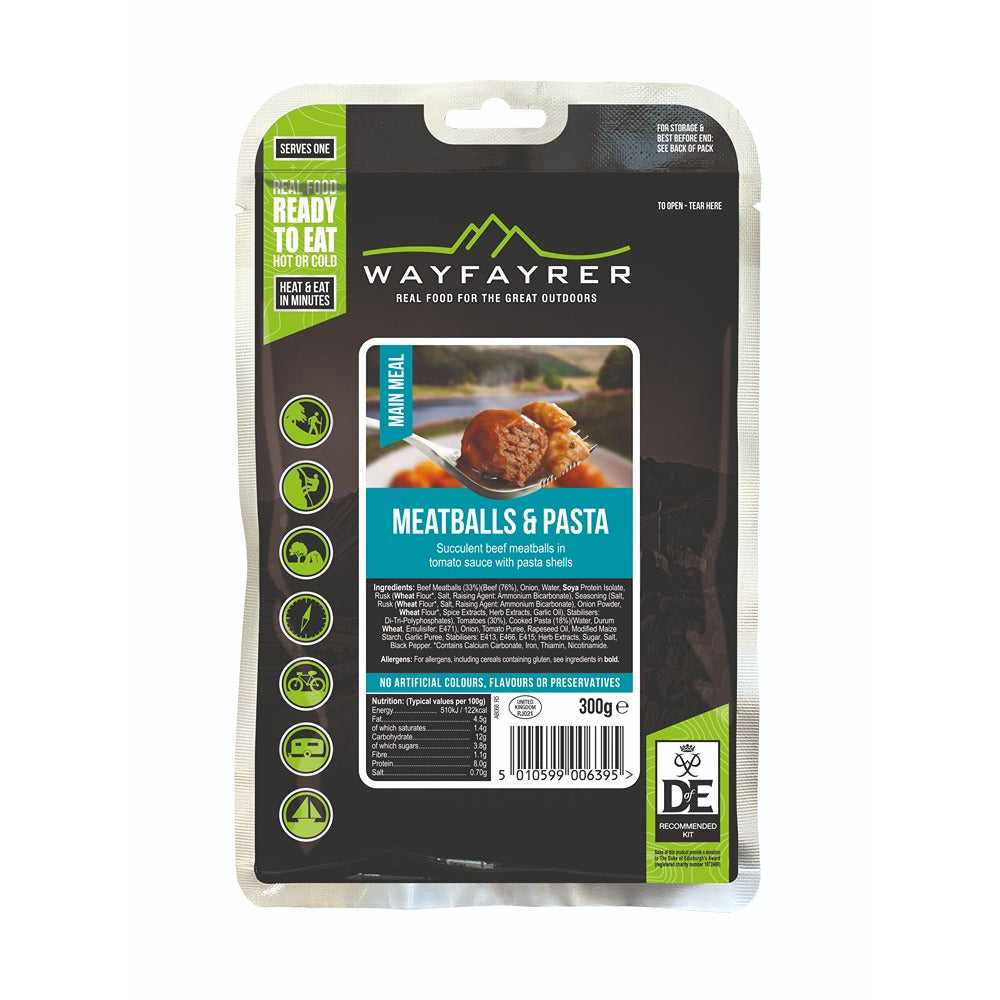 Lightweight high energy freeze dried camping meals and expedition food