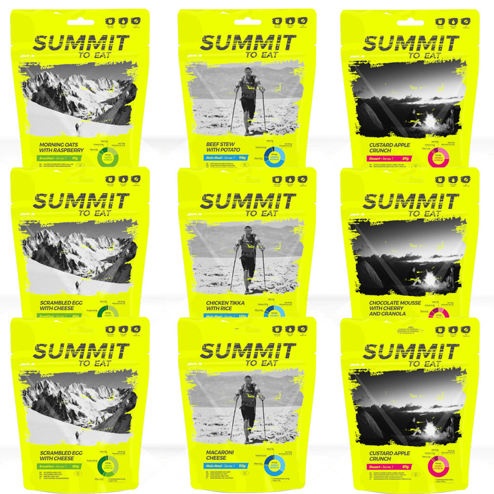 Base Camp Food: lightweight, expedition freeze dried meals and stoves