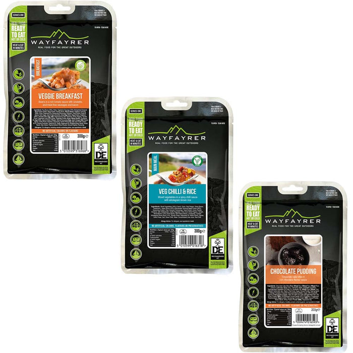 DofE Wet Expedition Food Ration Pack (Vegetarian) - Bronze