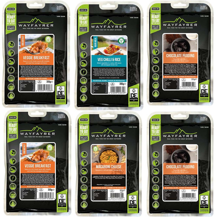 DofE Wet Expedition Food Ration Pack (Vegetarian) - Silver