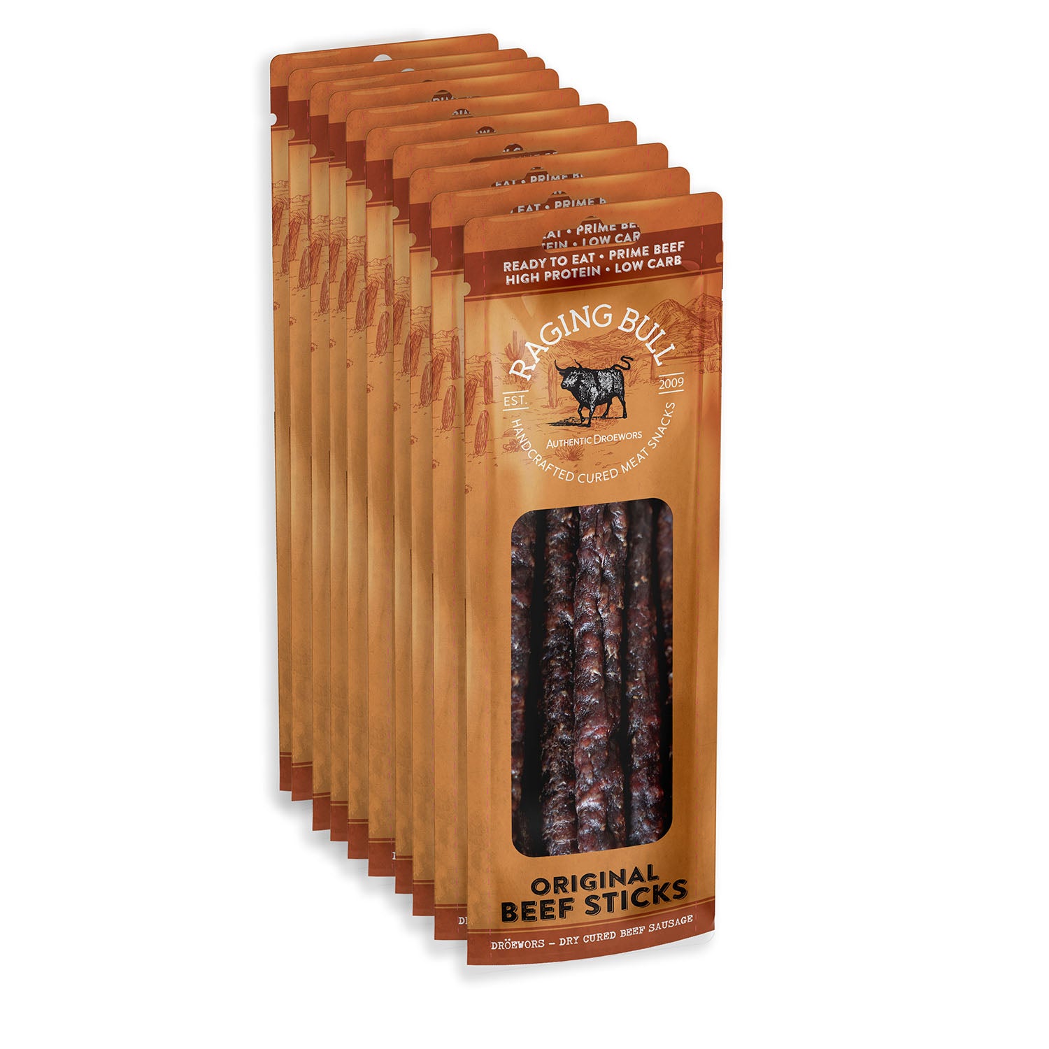 Raging Bull Original Beef Sticks | Base Camp Food