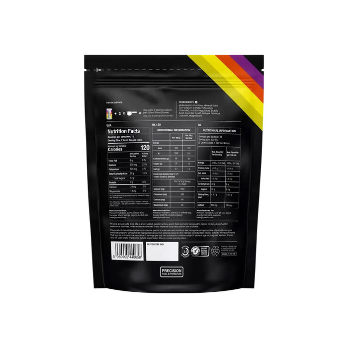 Precision Fuel 60g Carb Energy & Electrolyte Drink Mix - 510g / 15 Ser