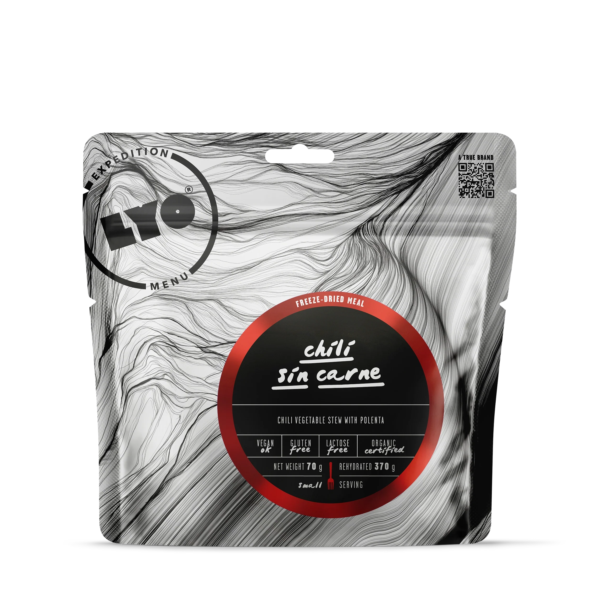 LYO Expedition Chili Sin Carne with Polenta Freeze-Dried | Base Camp Food