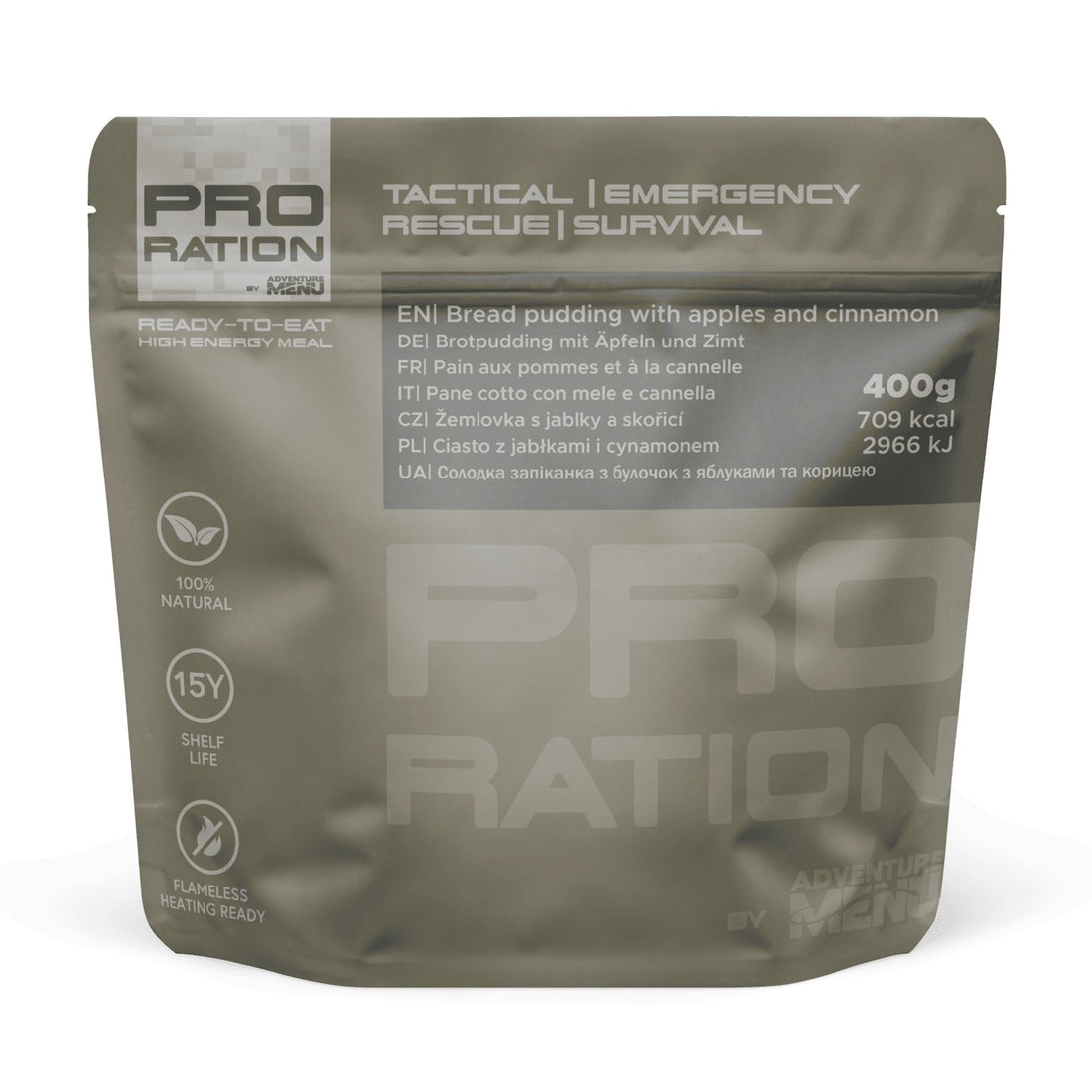 Pro Ration Bread Pudding With Apples And Cinnamon MRE