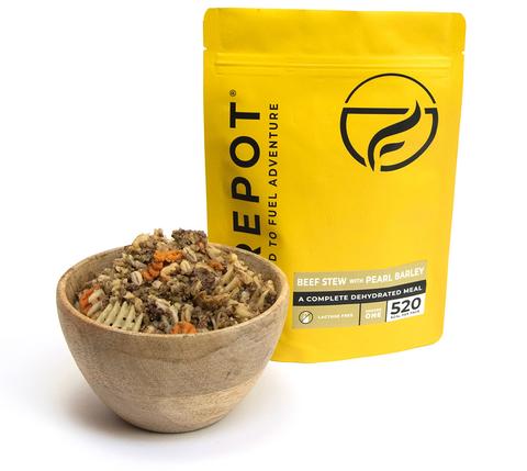 Firepot Beef Stew with Pearl Barley | Base Camp Food